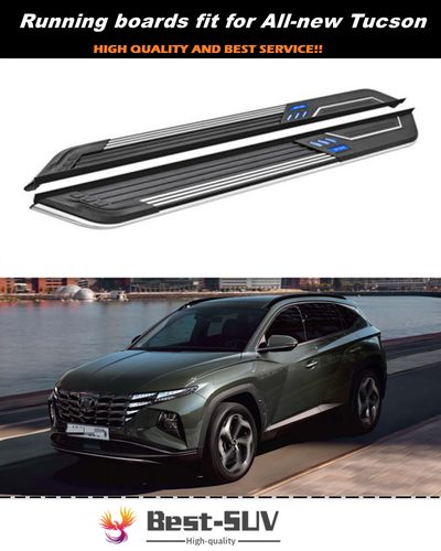Running Board Side Step Nerf Bar Fits for Hyundai all-new Tucson 2021 ...