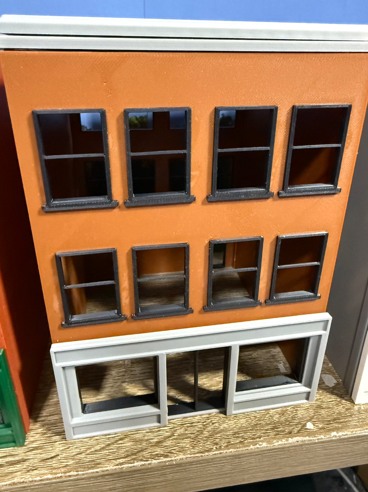 O Scale Storefront Buiilding - Built Up - Full color - Multiple ...