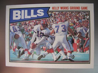 1987 Topps Buffalo Bills Team card #361 Jim Kelly | eBay
