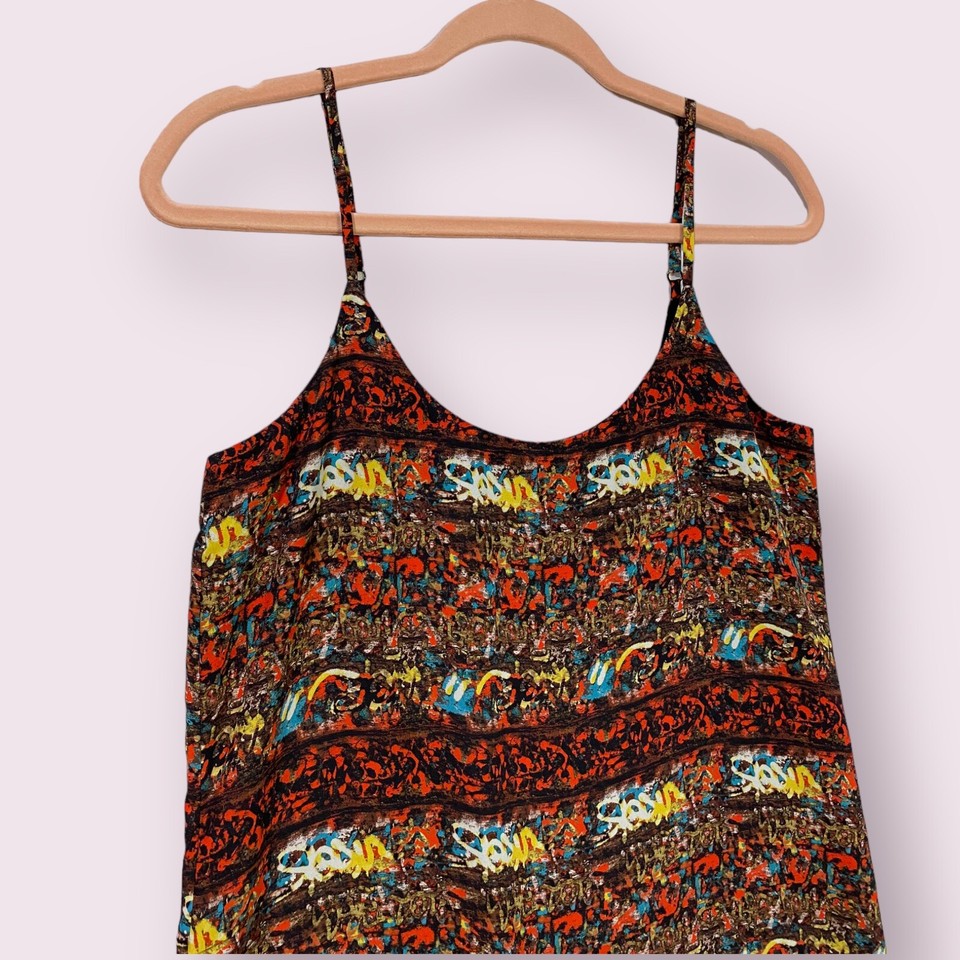 Sam Edelman Graffiti Sleeveless Mini Dress Women’s Size Small Cocktail ...