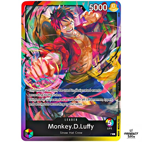 One Piece Card Game Monkey D Luffy Leader 2nd Anniversary Promo English ...