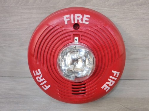 System Sensor PC2R Ceiling Mount Fire Horn Strobe-Red | eBay