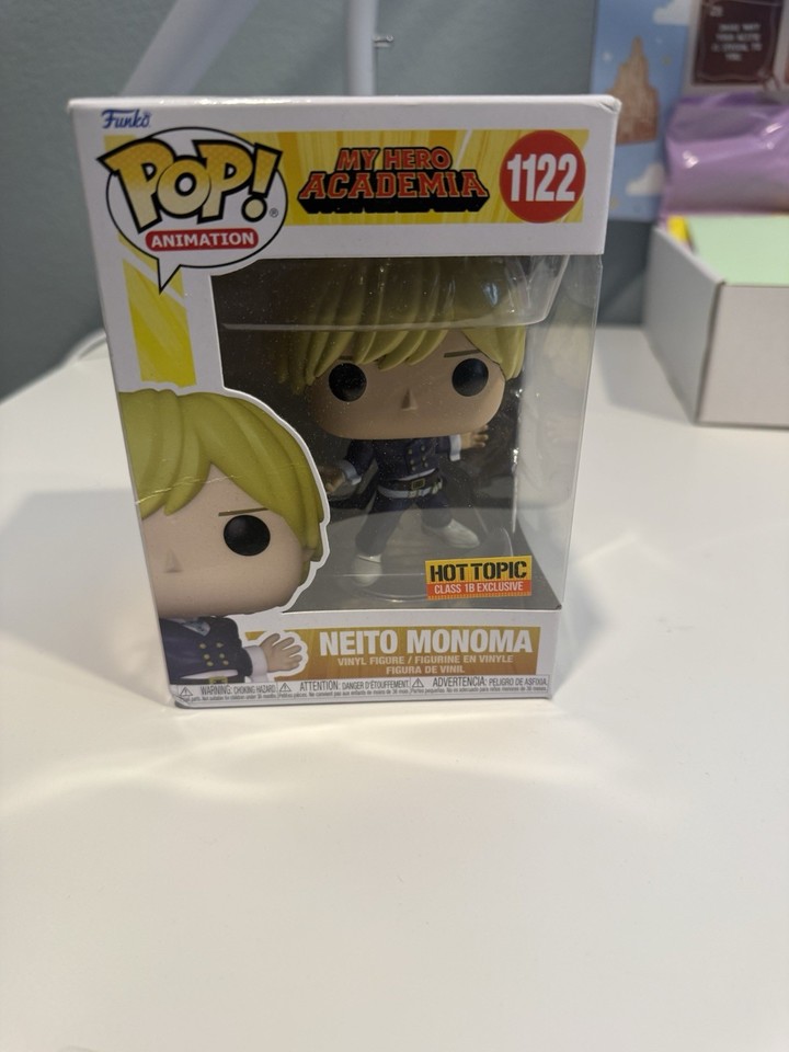 Funko POP! My Hero Academia MHA - NEITO MONOMA #1122 HotTopic Class 1B ...