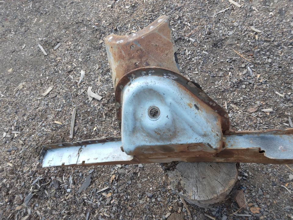 Mopar b-body front frame rail 66-70 passenger side | eBay