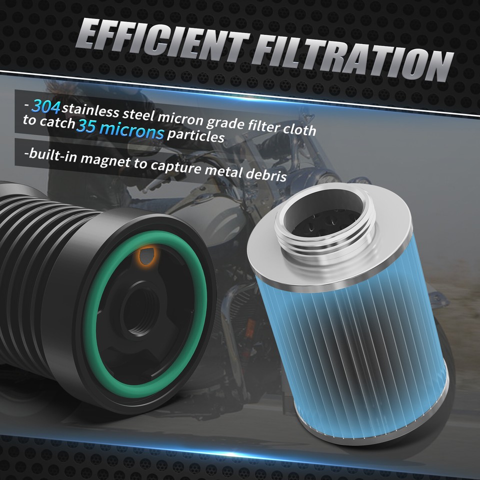 Oil Filter Kit 62700296 For Harley Street Glide FLHXSE 17-22 ST FLHXST ...