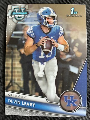 Devin Leary 2023 Bowman Chrome University RC Card #56 *Quantity ...