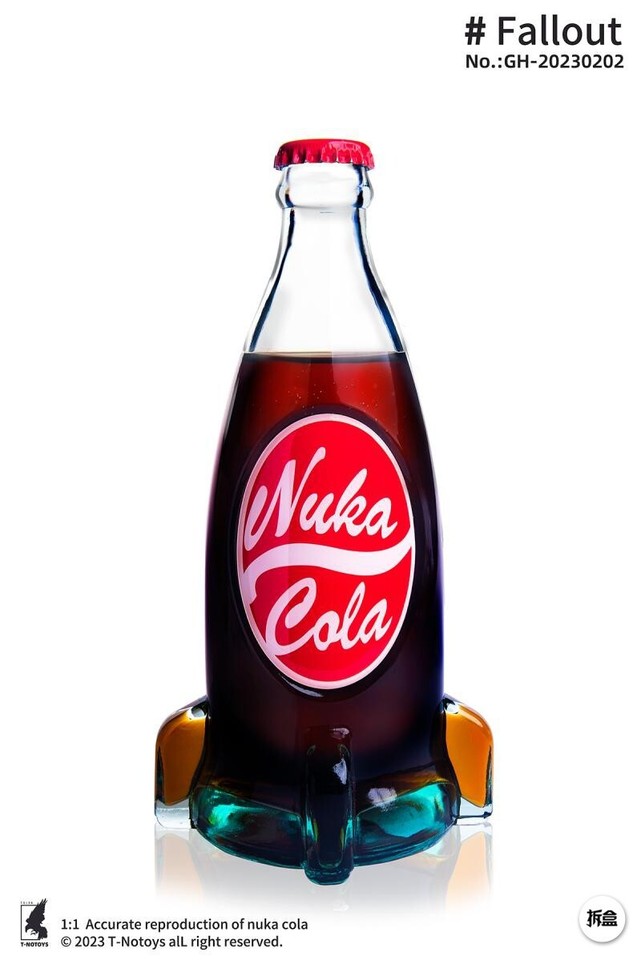 T-Notoys Fallout 1:1 Accurate Reproductoion Of Nuka Cola DIY Glass ...