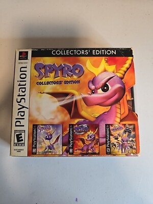 Spyro Collector's Edition Sony PlayStation 1 PS1 3-Disc Set & Manuals ...