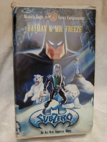 Batman & Mr. Freeze Subzero (1998 VHS) Warner Bros. White Clamshell ...