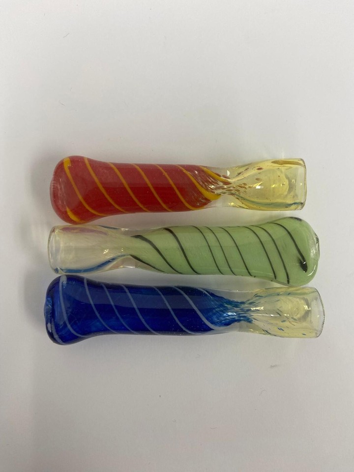 😎 5 PCS 💜 TOBACCO SMOKING DUGOUT BAT PIPE HITTER GLASS CHILLUM 💚 RANDOM ...
