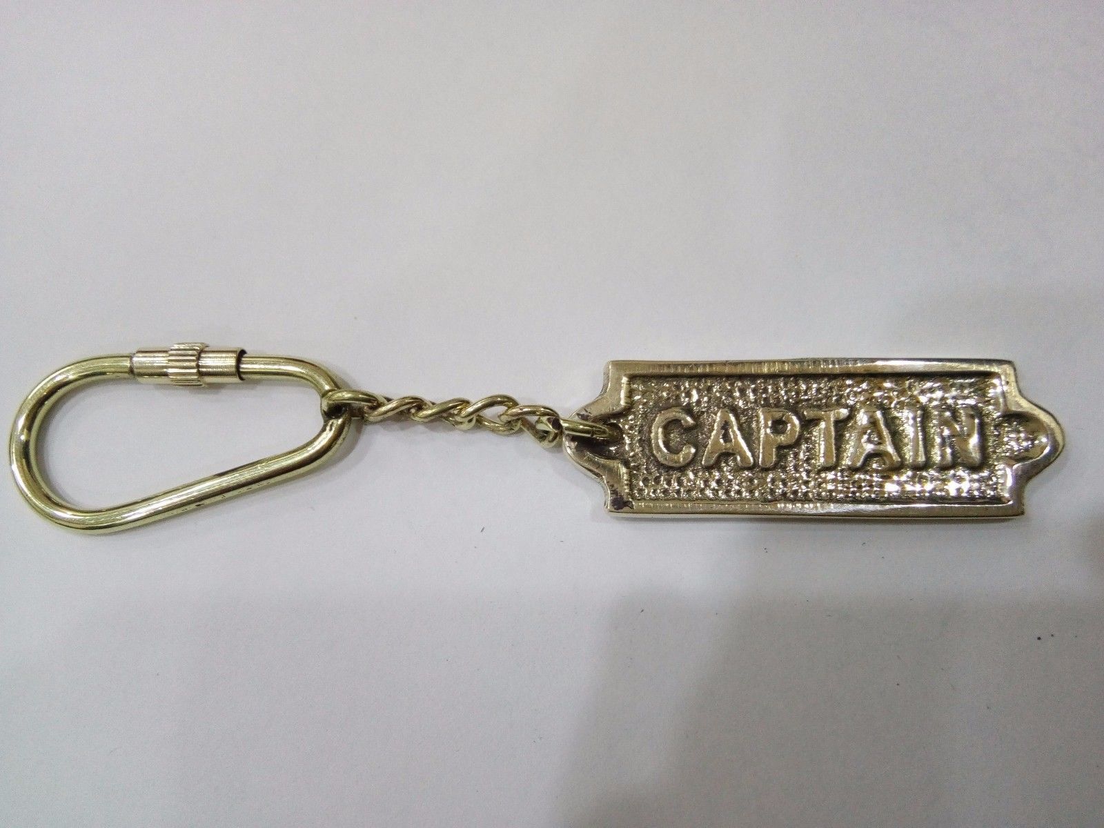 Golden Brass Key Chain Captain Jack Sparrow Special Collectible ...
