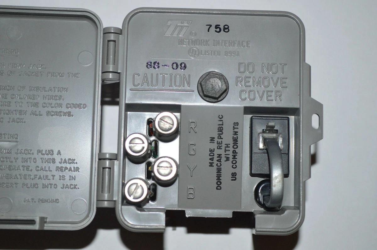 Telephone Network Interface Wiring
