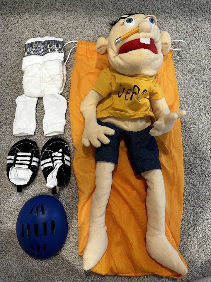 Jeffy Puppet SML Jeffy Hand Puppet Plush Toy 21" Stuffed Doll Kids Gift ...