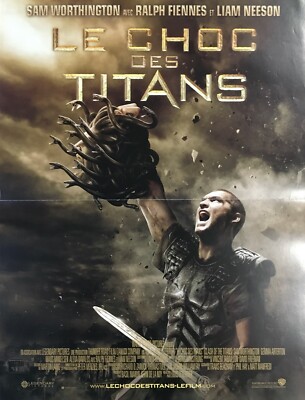 Affiche Cinéma LE CHOC DES TITANS 40x60cm Poster / Sam Worthington ...