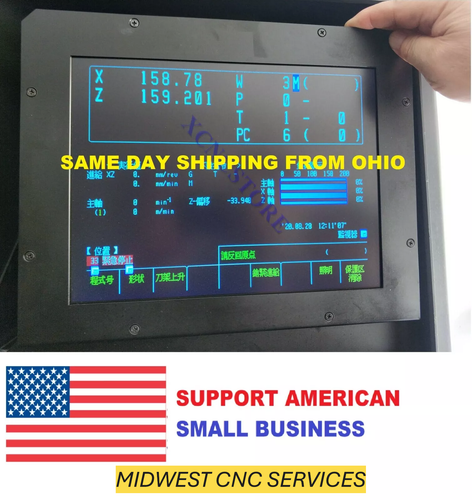 12" AMBER CRT DISPLAYLCD MONITOR FOR MAZAK A&Y AY-12PDB PLUG AND PLAY ...