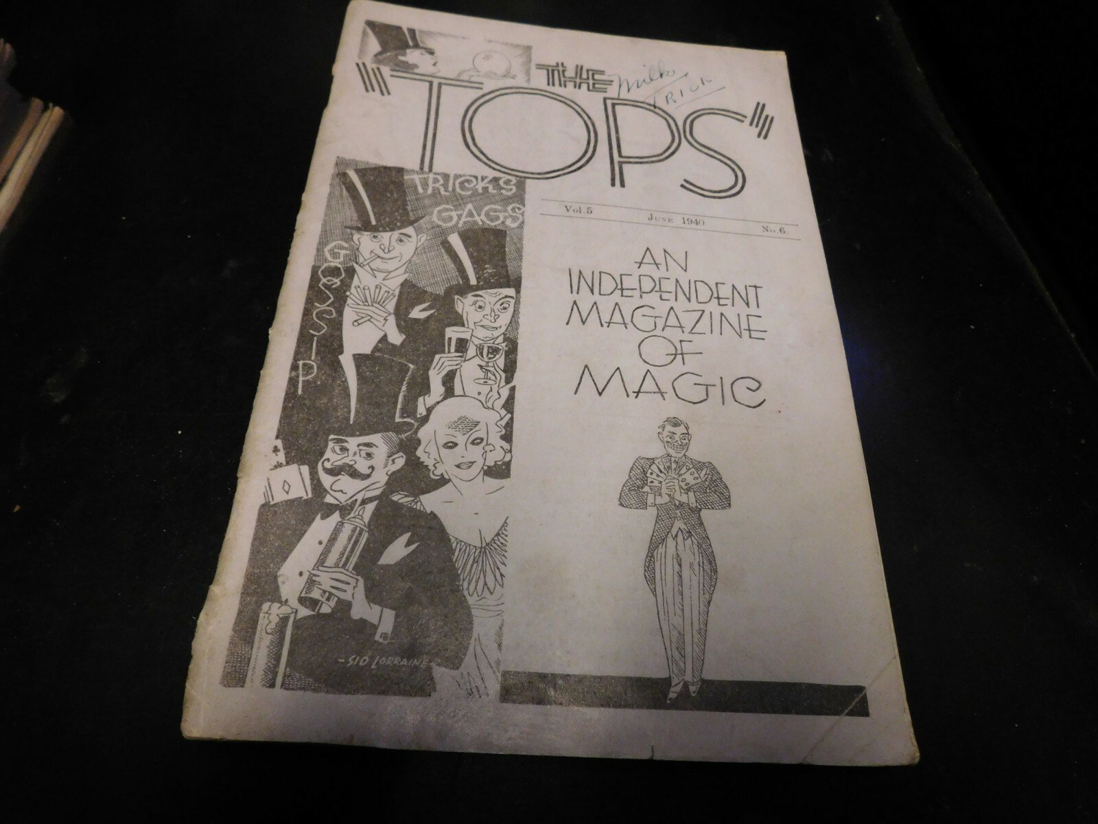 The Tops Independent Magazine Of Magic & Magicians 1940 June | eBay