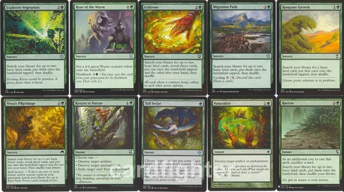 Custom Wurm Tribal Commander EDH Deck - Baru, Wurmspeaker - MTG Magic ...