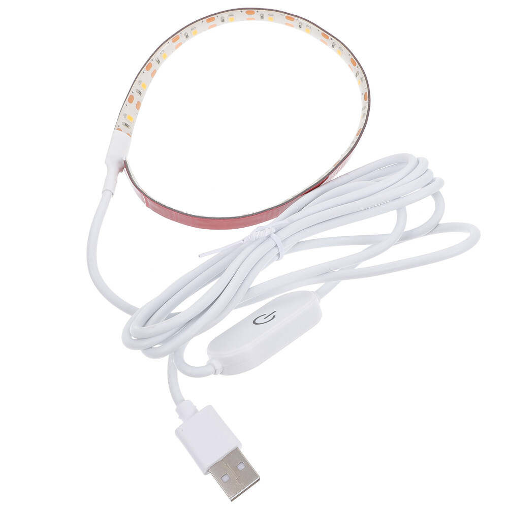 2 Meters USB Backlight Kit Warm White LED Strip Lights Background | eBay
