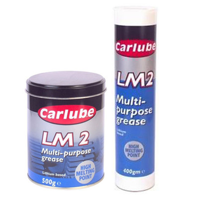 Carlube LM2 Multiprpose Lithium Based Grease Set 500g Tin & 400g ...