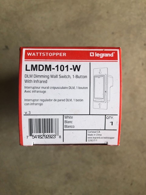 WattStopper LMDM-101-W 24V Dimmer Digital Switch - White for sale ...