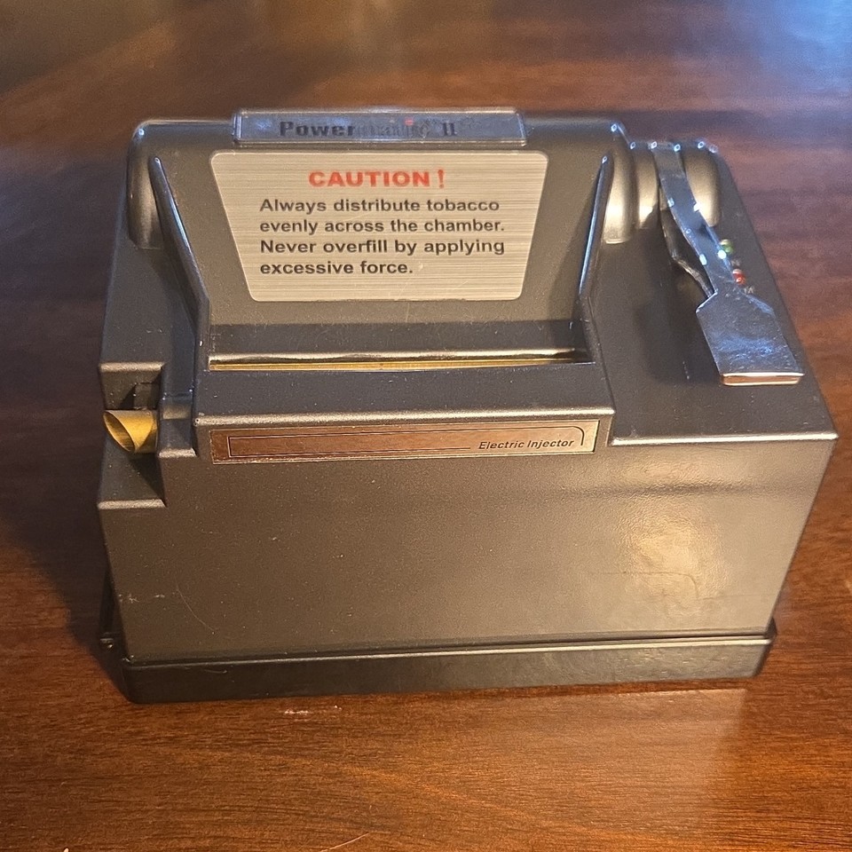 Powermatic II Plus Tobacco Cigarette Rolling Machine - Cigarette Maker ...