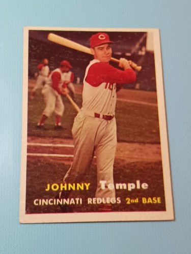 1957 Topps Baseball Card # 9 Johnny Temple EX-NM | eBay