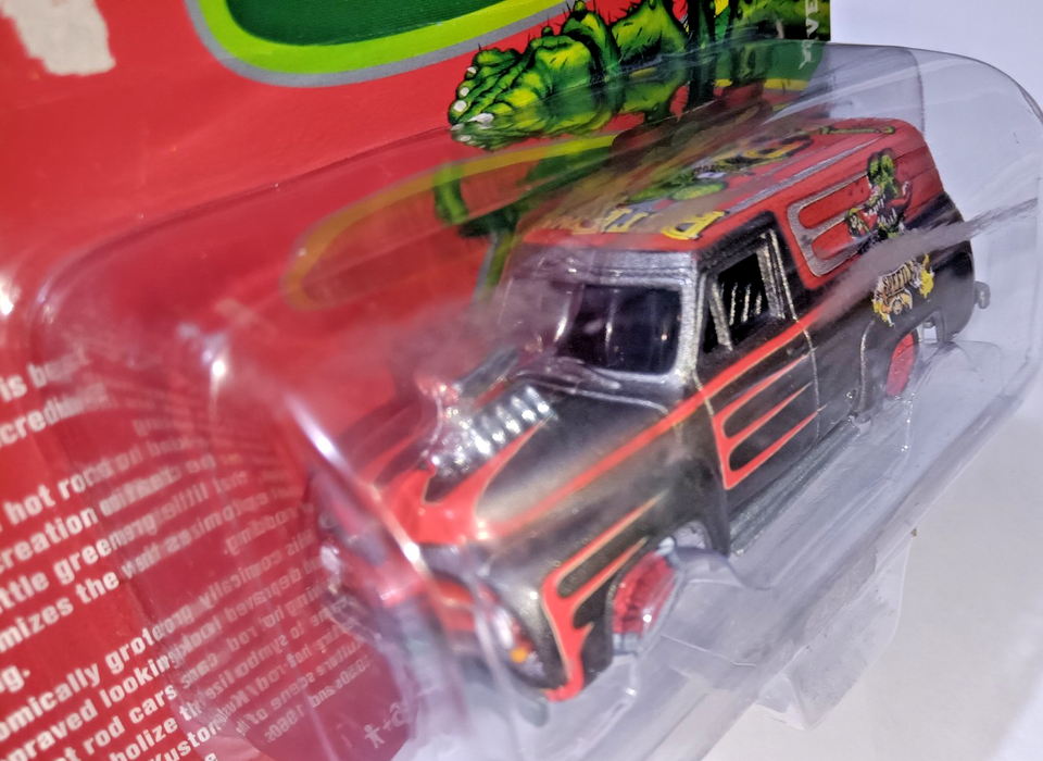 1:64 CARD WRINKLE RAT FINK POP CULTURE 1955 FORD PANEL DELIVERY TRUCK ...