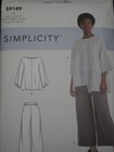 Top and Pull On Pants Misses size 8-16 Simplicity 9149 Sewing Pattern ...