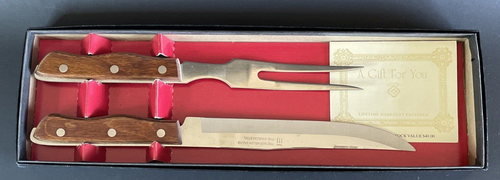NEW Maxam Carving Fork & Knife Set Precision Hollow Ground Fine ...
