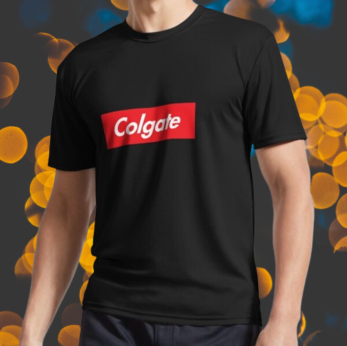 New Shirt Colgate Box Logo T-Shirt Funny American Usa Unisex Size S-5XL ...