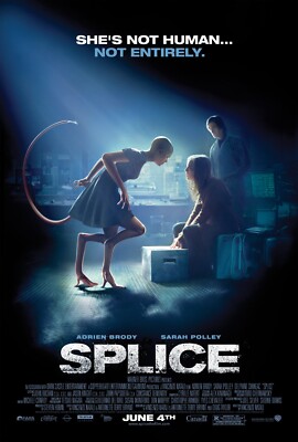 Splice movie poster (b) - 11 x 17 inches - Adrien Brody, Sarah Polley ...
