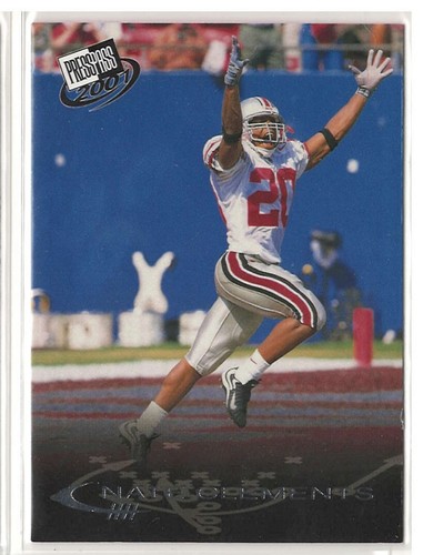 2001 Press Pass Football #44 Nate Clements Buffalo Bills OSU Buckeyes ...