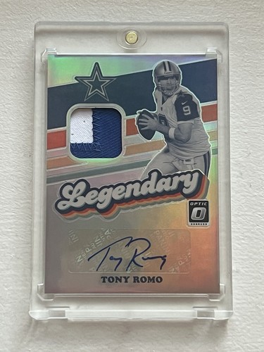 2021 Optic Football #LPA-TR Tony Romo Legendary Patch Autograph /25 ...