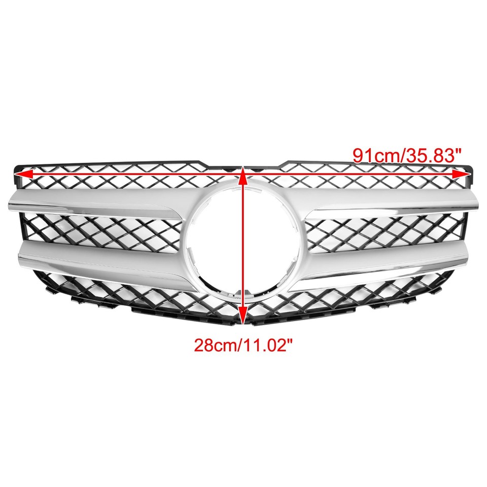 Front Hood Bumper Grill Grille 2048802983 Fit Mercedes-Benz GLK250 ...