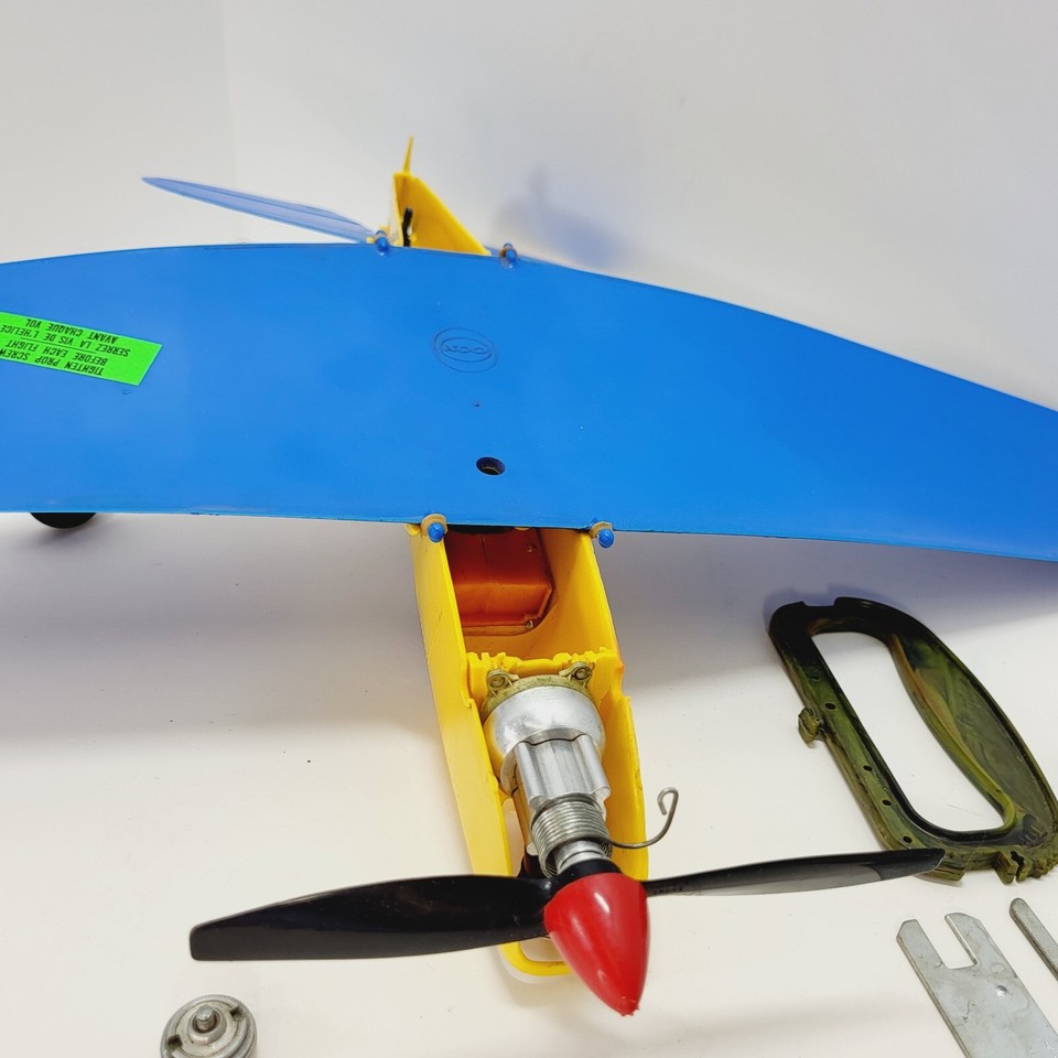 Vintage Cox Pt-19 Flight Trainer Control Line Model Airplane, 2 Motors ...