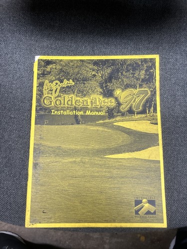 Incredible GOLDEN TEE ‘97 Game Installation Manual - good used original ...
