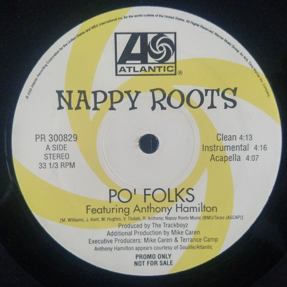 Nappy Roots – Po' Folks / Headz Up Label: Atlantic – Vinyl, 12", Promo ...