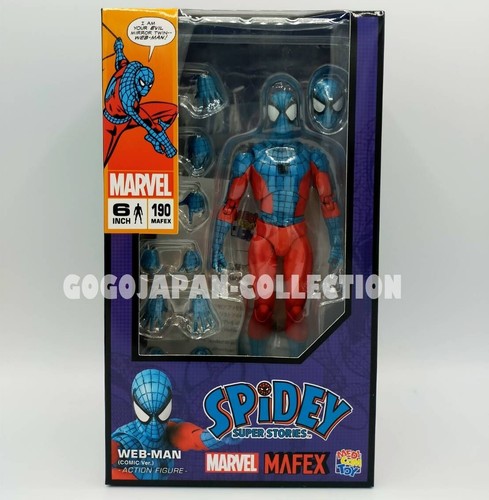 Buy MAFEX No.190 WEB-MAN COMIC Ver. ACTION FIGURE SPIDER-MAN SPIDEY ...