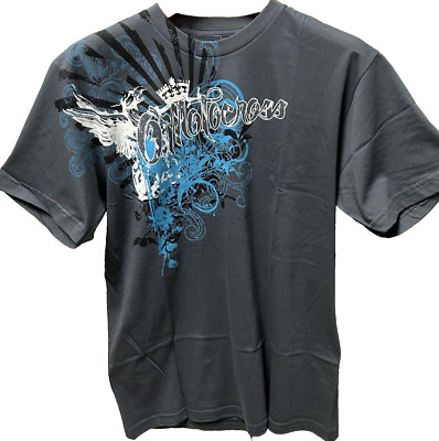 NEW - O'NEAL Motocross Azonic Premium Tee Royal Asphalt Large # 1009 ...