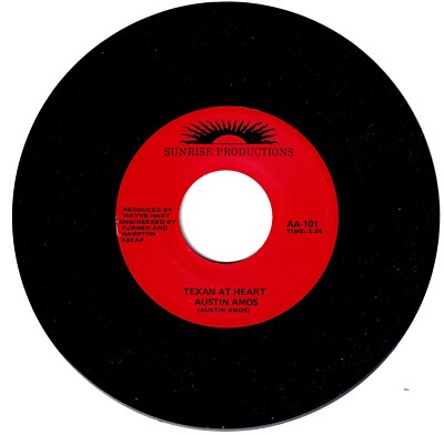 Austin Amos. Texan At Heart (both sides) 45rpm | eBay