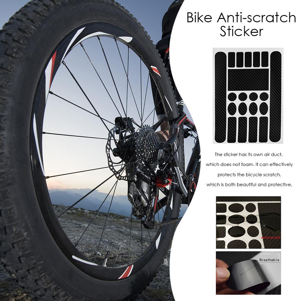 3 MTB Bike Sticker Anti-scratch Bicycle Frame Protector Film Sticker ...