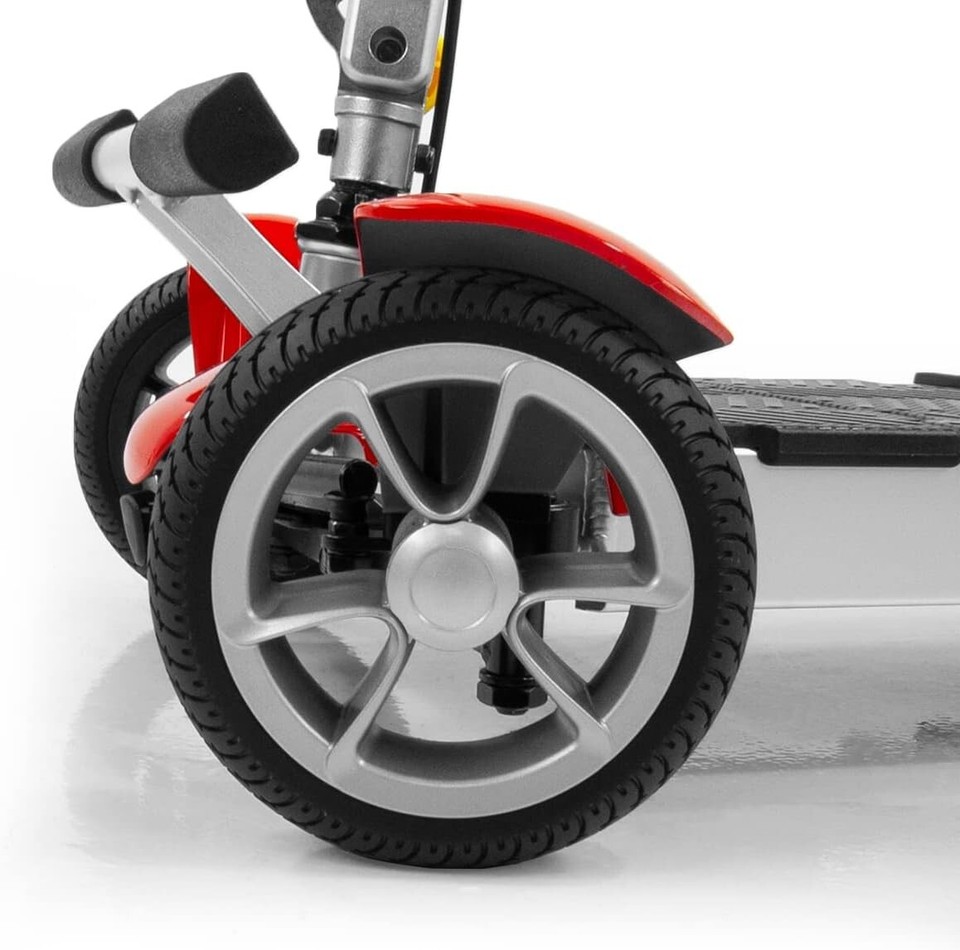 EV Rider Gypsy Ultralight Collapsible 4-Wheel Mobility Scooter - Red | eBay