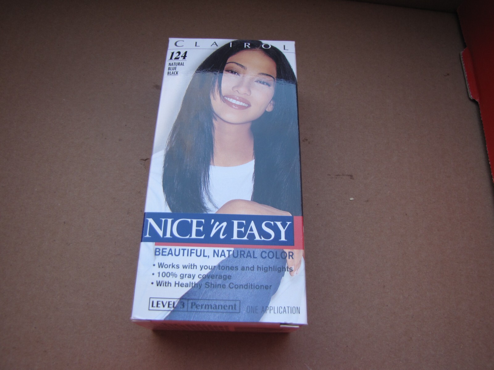 VINTAGE OLD NEW STOCK CLAIROL NICE'N EASY #124 NATURAL BLUE BLACK PERMANENT | eBay