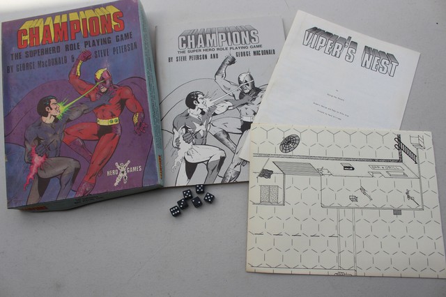 Champions Role Playing Game Hero Games RPG 2nd Edition Revised ...