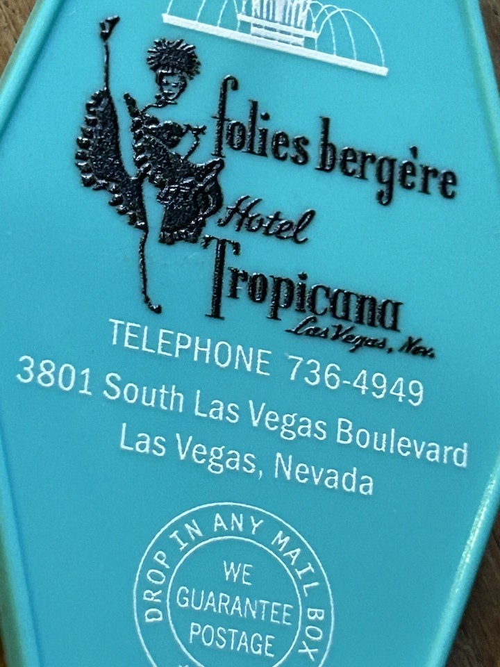 Tropicana Hotel Key Tag | eBay