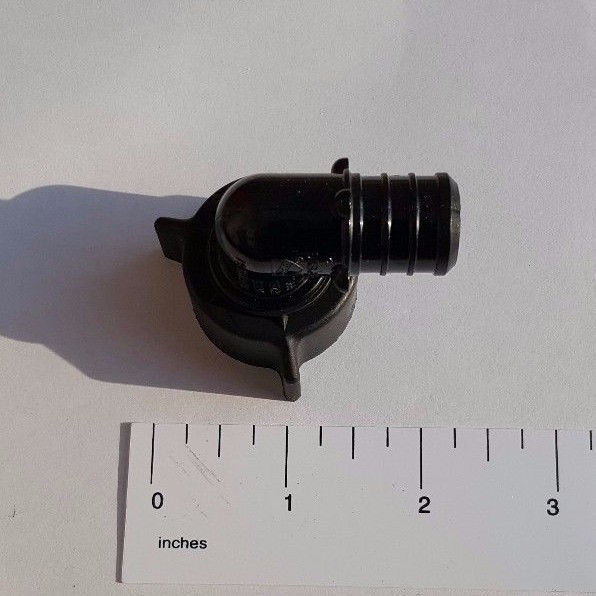 100) 3/4" PEX X 3/4" FEMALE NPT SWIVEL ELBOW POLY ALLOY LEAD FREE CRIMP ...