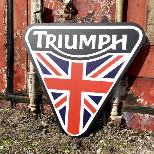 24in Triumph Motorcycles Vintage Style Repop Sign | eBay