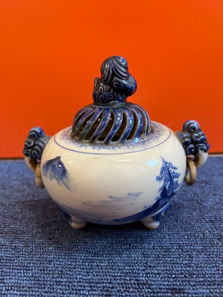 Kutani ware Koro incense burner, W4.3 H4.7 inch, Japanese Crafts | eBay ...