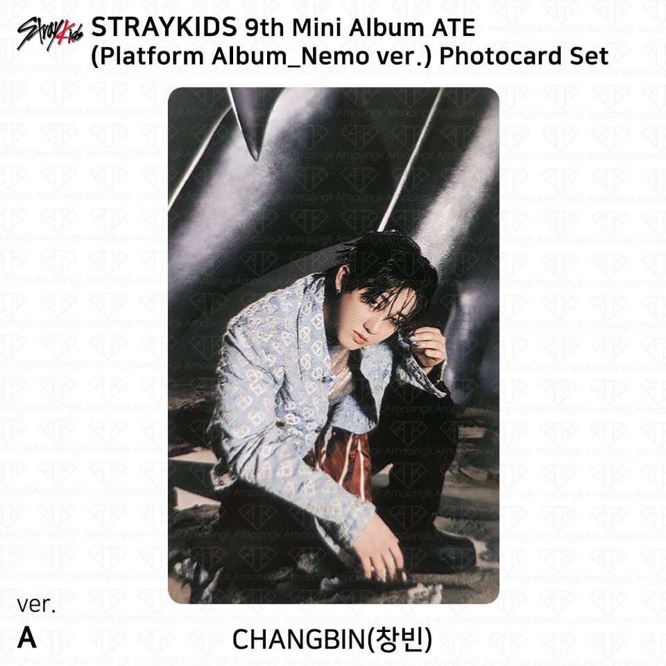 Stray Kids 9th Mini Album ATE Platform Nemo ver Official Photocard Chk ...