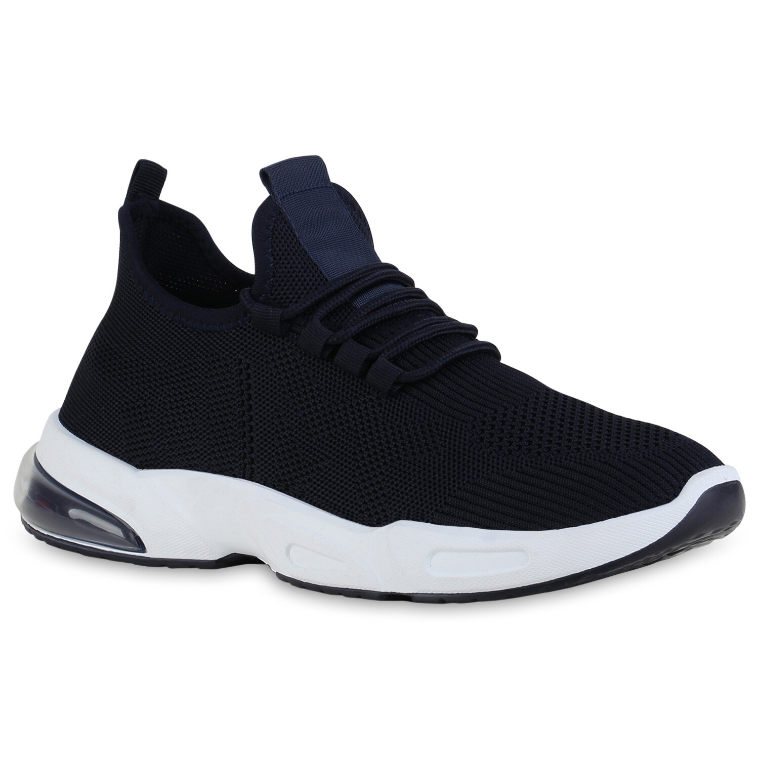 Herren Sportschuhe Laufschuhe Sportliche Strick Profil-Sohle 840169 ...